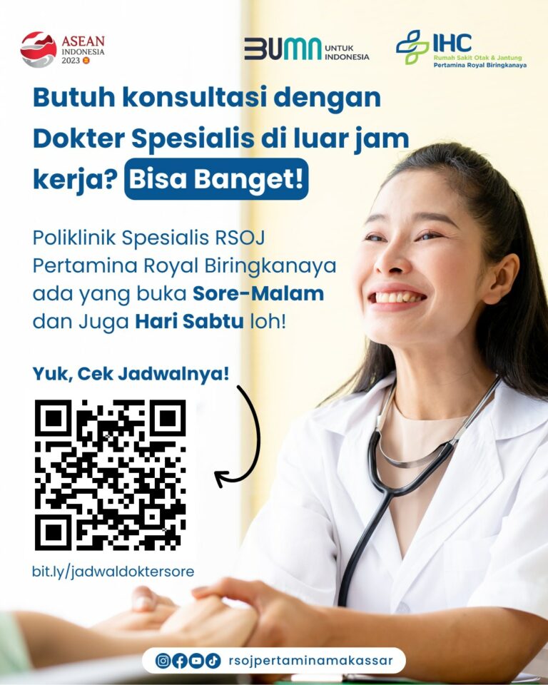 Layanan kesehatan anda di Poliklinik – RSOJ Pertamina Royal Biringkanaya